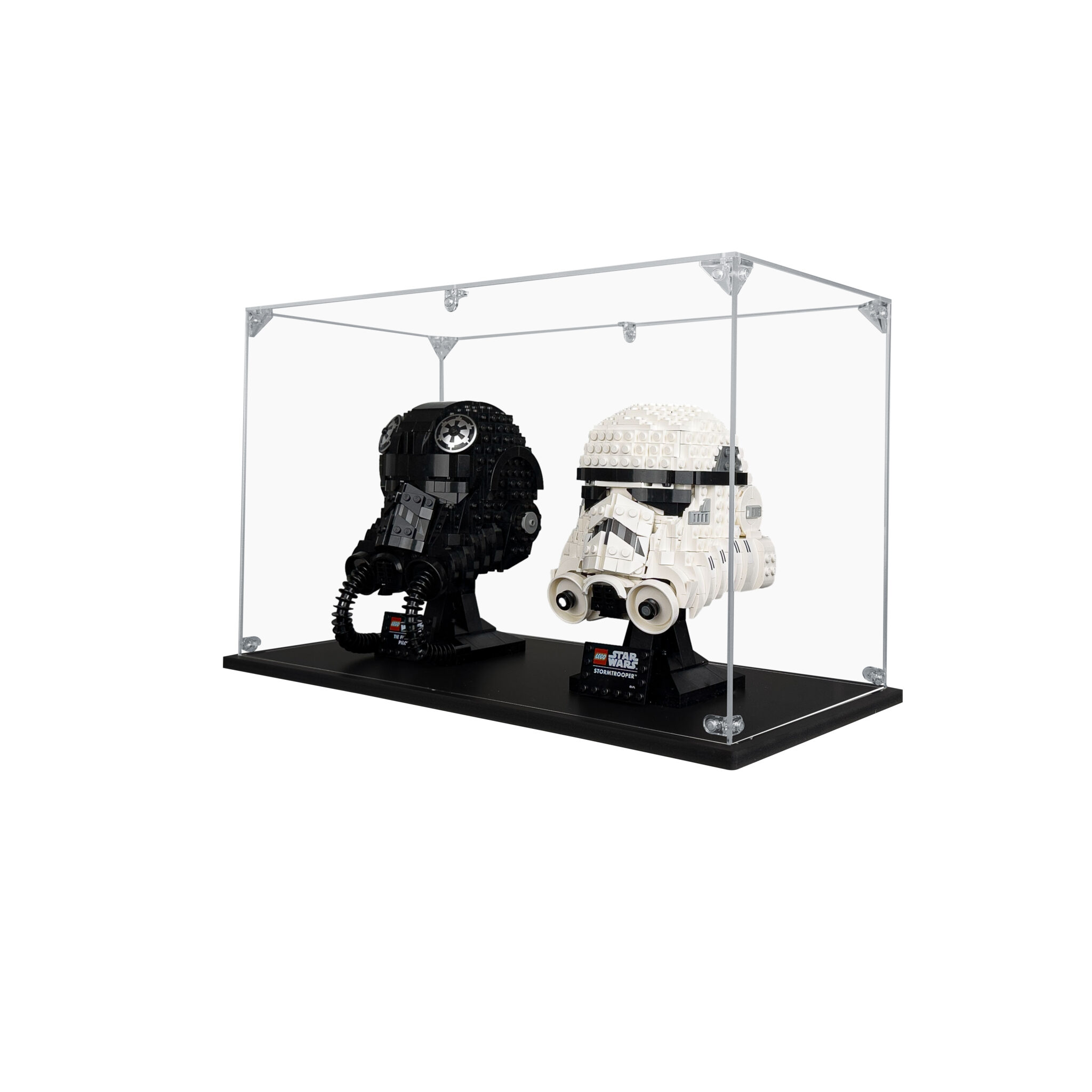 Display Case for LEGO Helmets (Two)