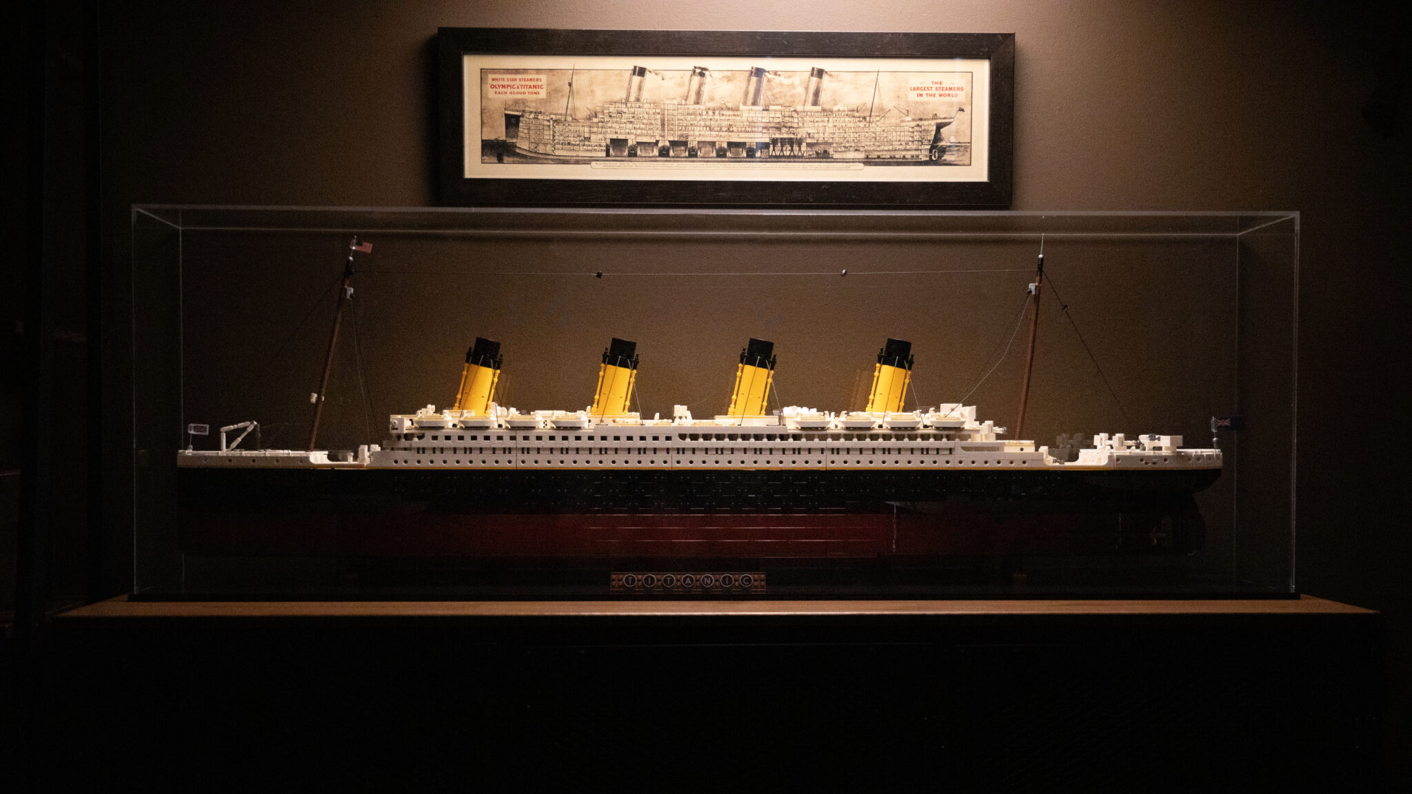 Assembly-Free Display Case for LEGO Titanic #10294