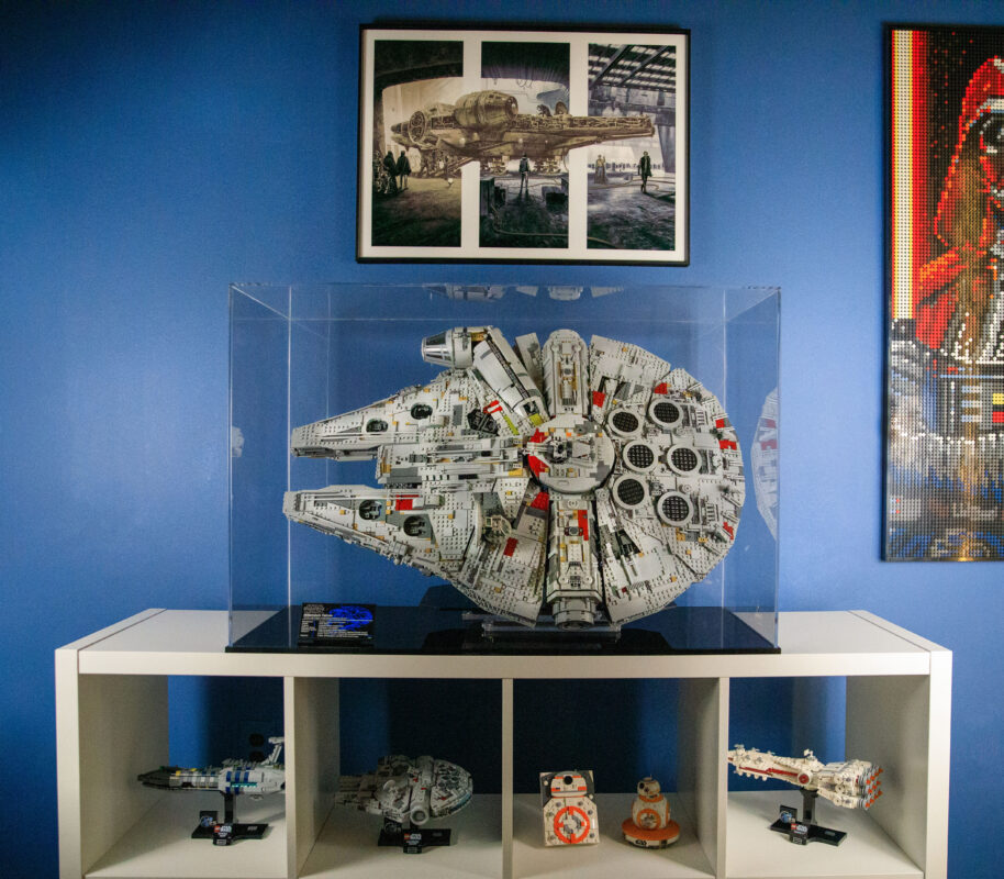 Assembly-Free Display Case for LEGO Millennium Falcon 75192