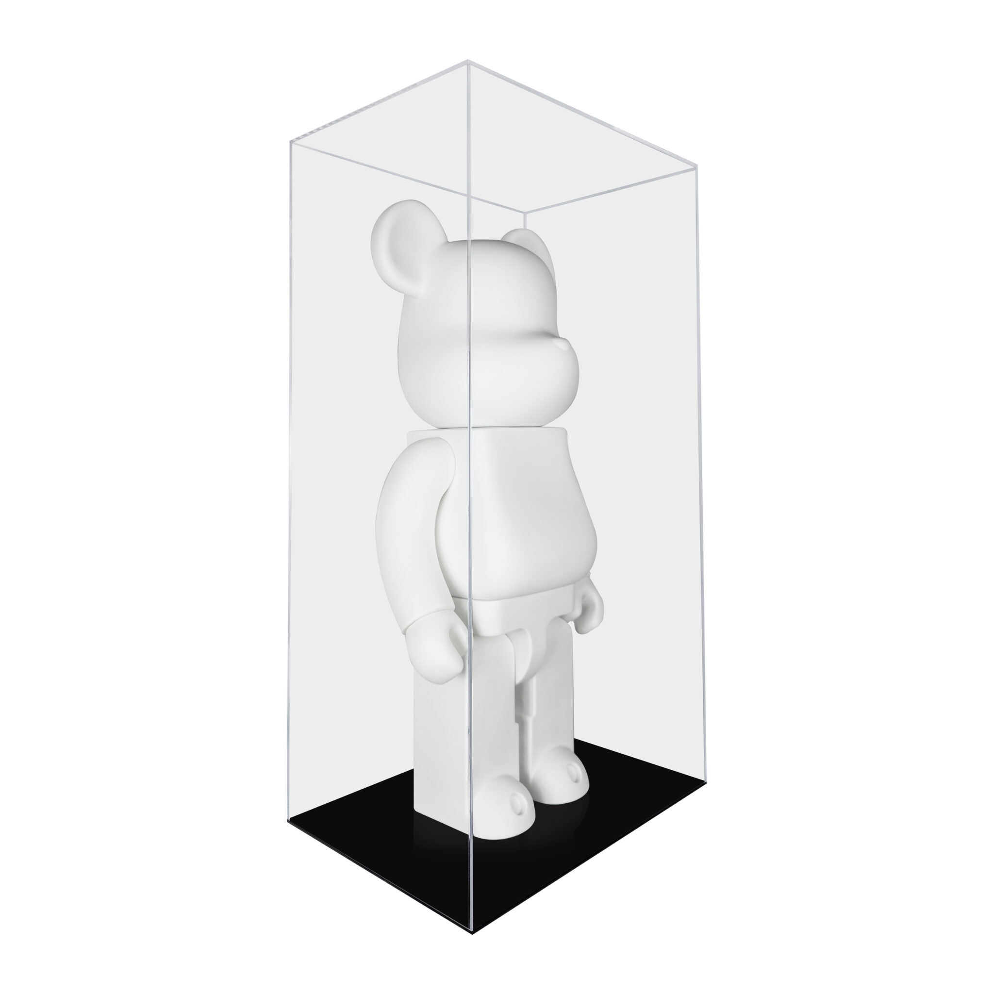 U-Series Assembly-Free Display Case for Bearbrick 1000% (Black Base)