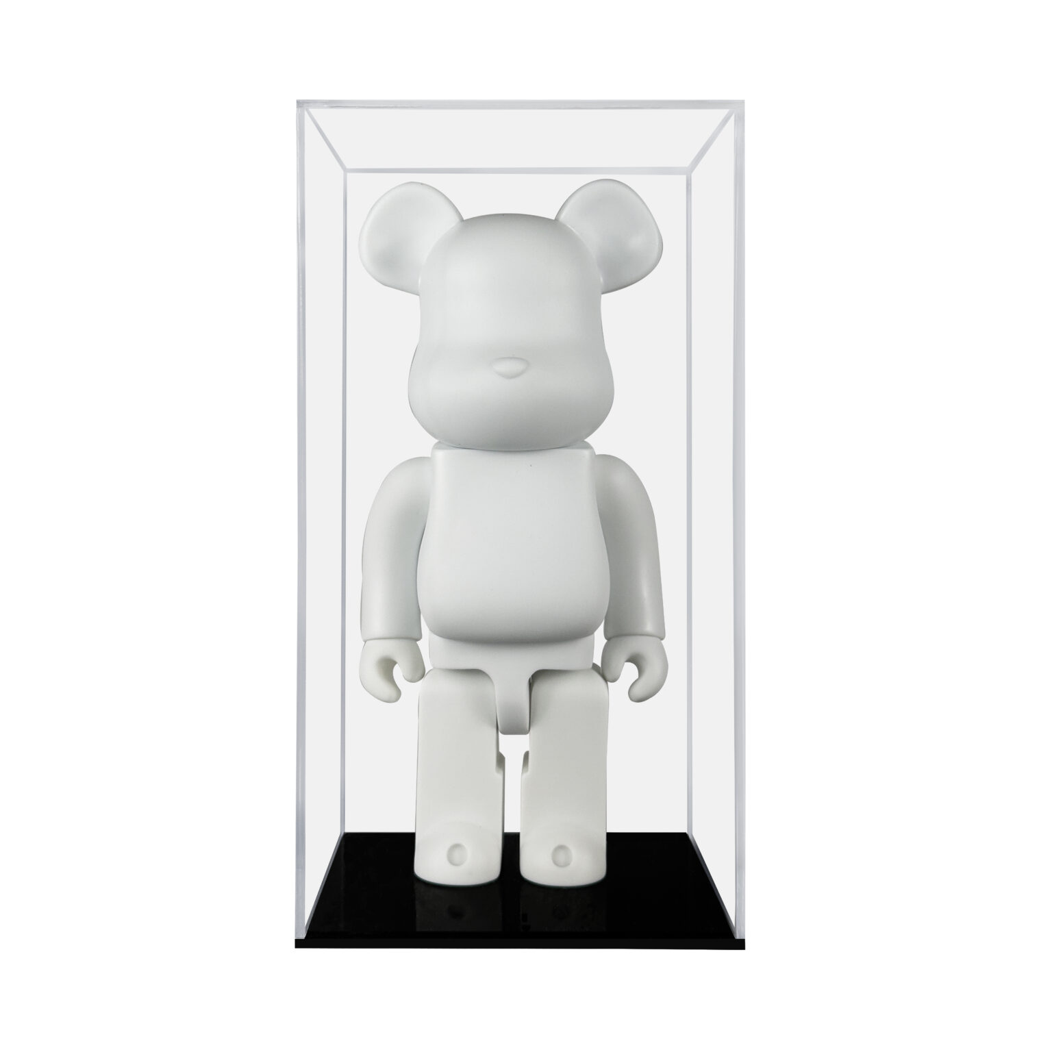 U-Series Assembly-Free Display Case for Bearbrick 400% (Black Base)