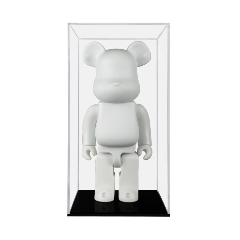 U-Series Assembly-Free Display Case for Bearbrick 400% (Black Base)