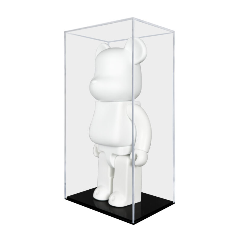 U-Series Assembly-Free Display Case for Bearbrick 400% (Black Base)