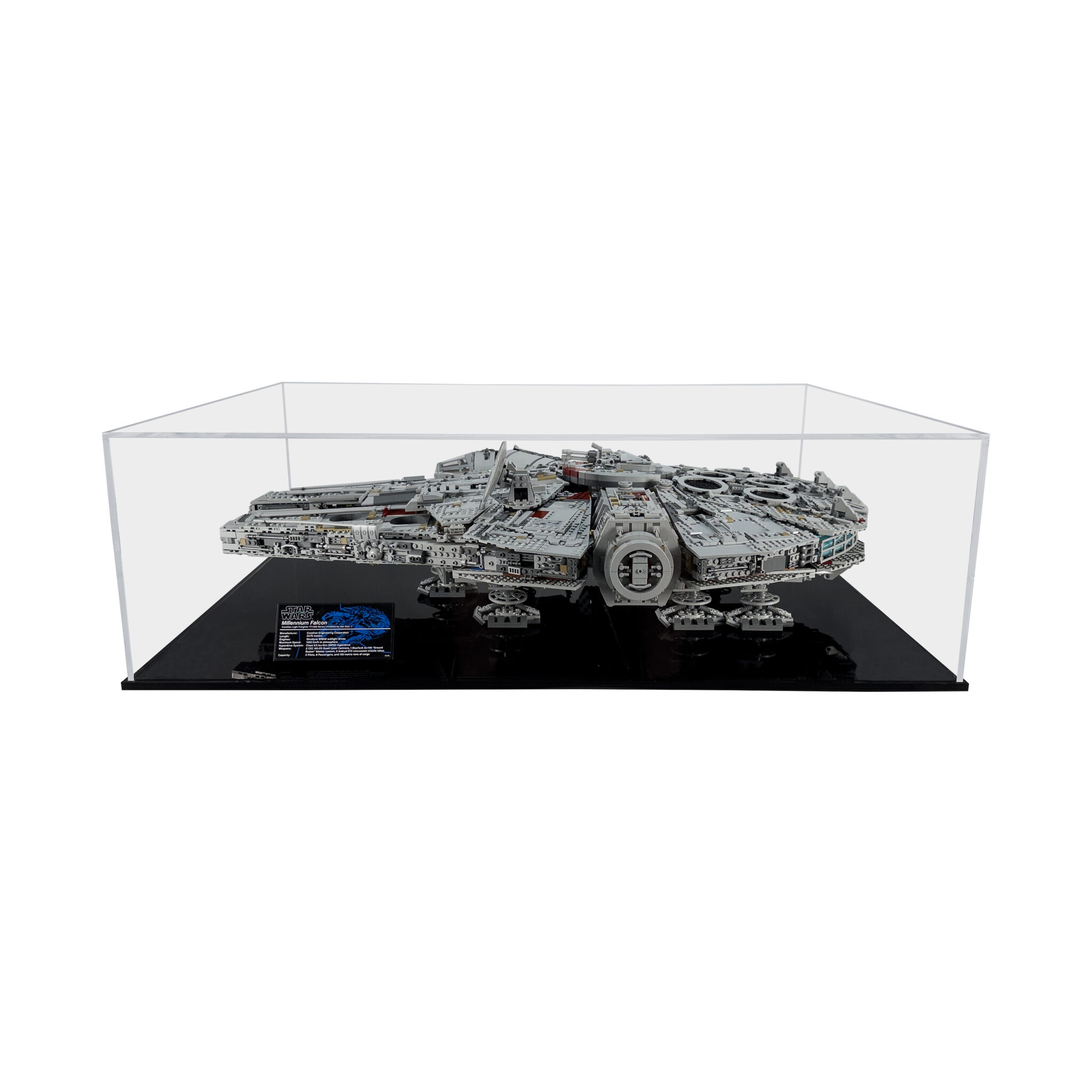 Assembly-Free Display Case for LEGO Millennium Falcon #75192