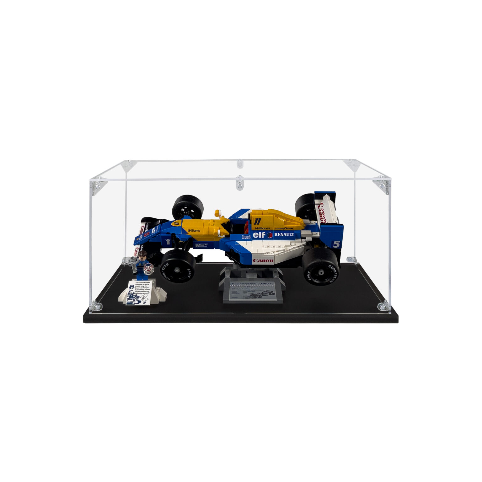 Display Case for LEGO Williams Racing FW14B & Nigel Mansell #10353